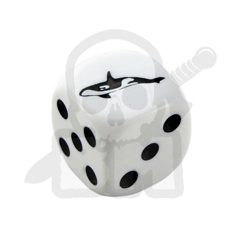 Battle-Models > Kostka kość K6 orka 16 mm Orca Dice